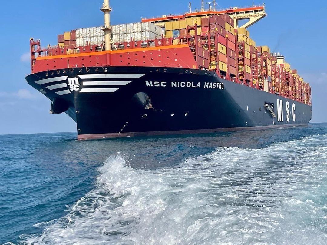 Nave dei record in settembre al terminal container di Trieste - AdriaPorts