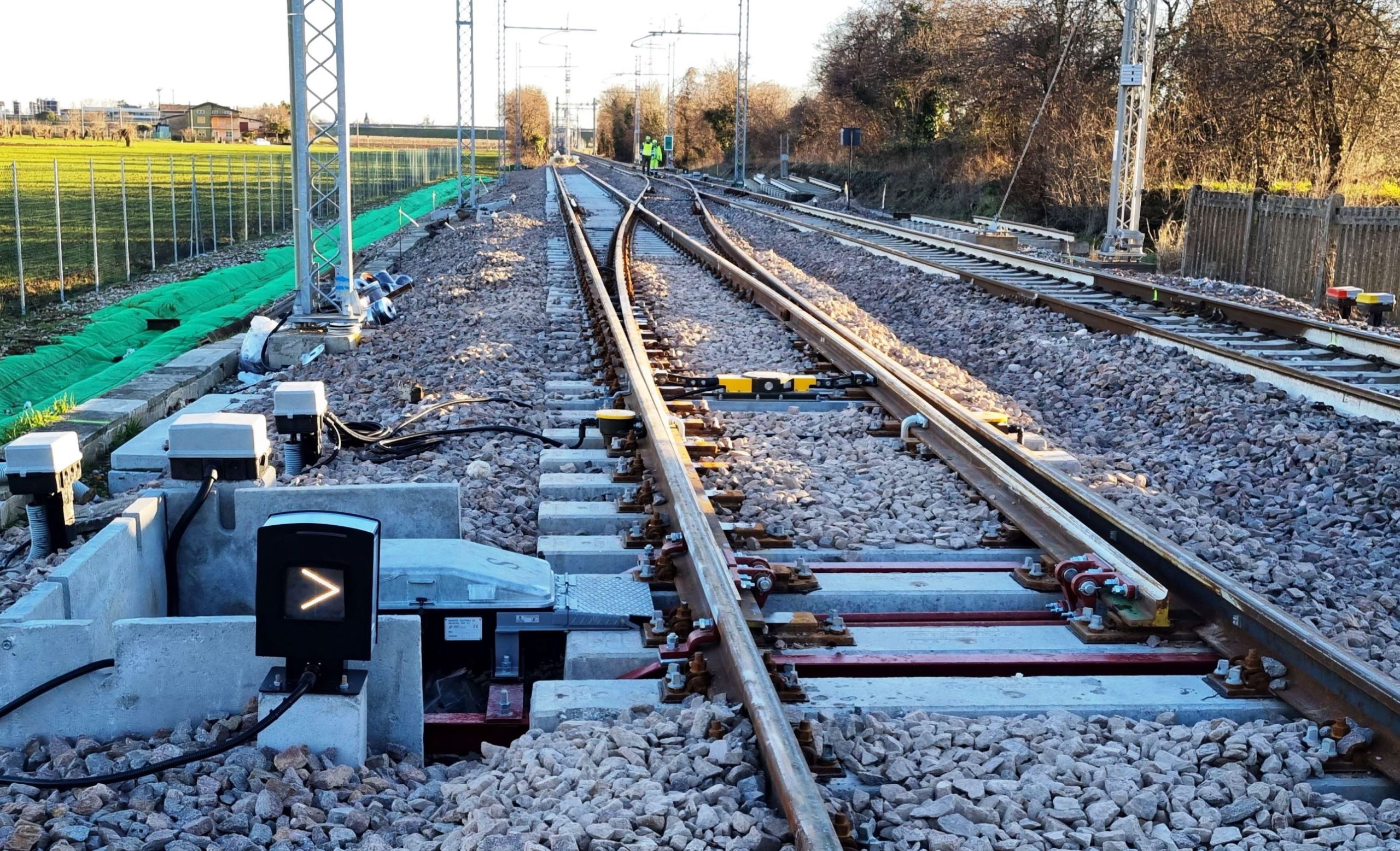 Binari da 750 metri alla stazione di Palmanova (Udine) - AdriaPorts